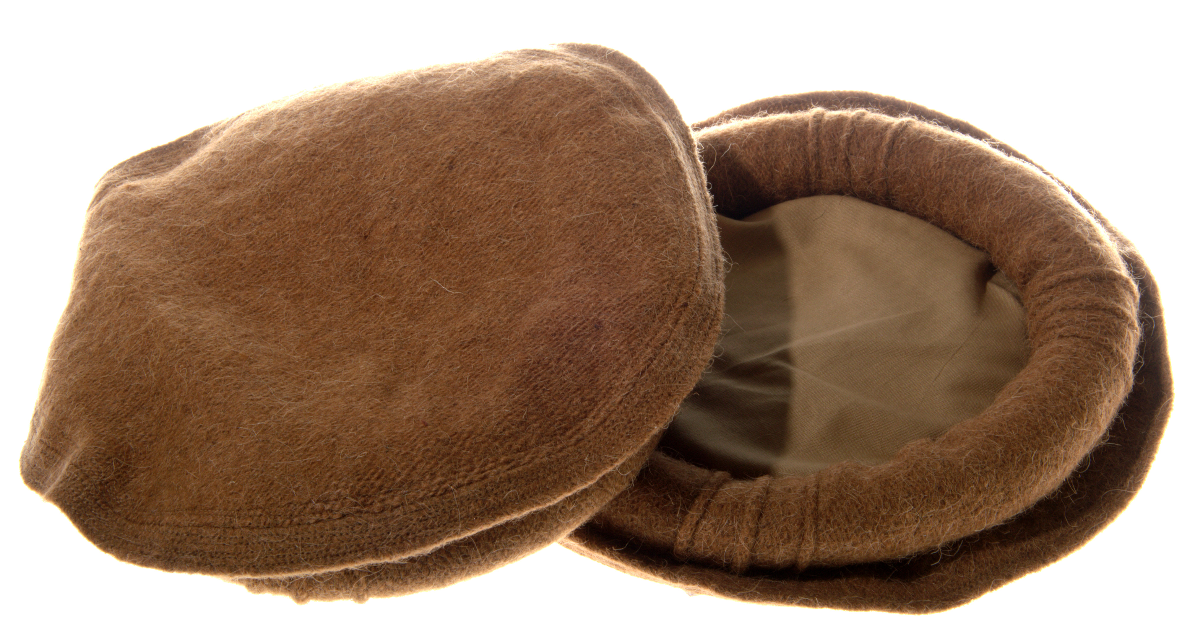 This Earth brown Coloured Pakol Is A Woolen Hat From Pakistan